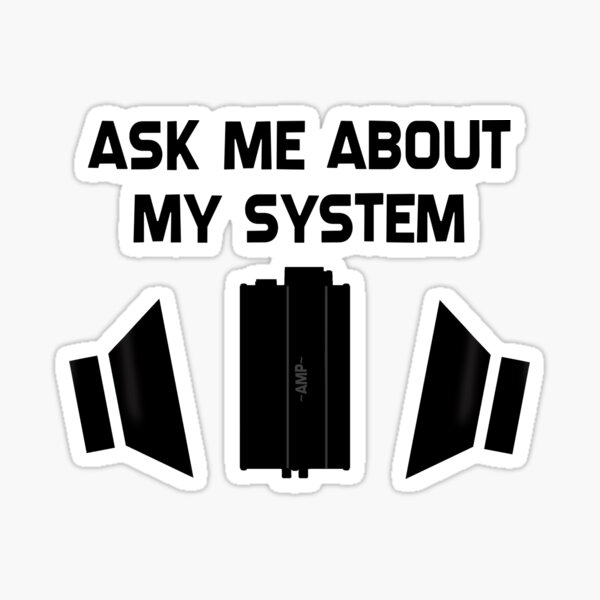 Subwoofer Stickers | Redbubble