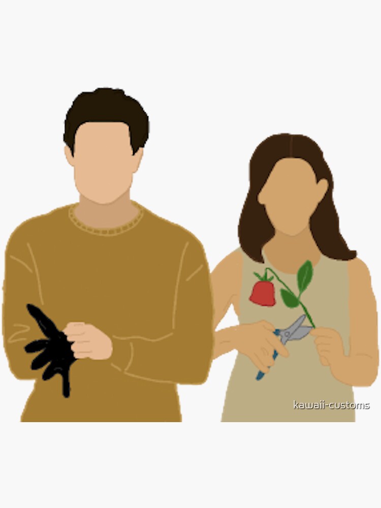 "joe and love" Sticker for Sale by kawaii-customs | Redbubble