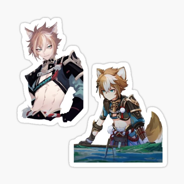 "Gorou Genshin Impact" Sticker for Sale by LunaticArtWork | Redbubble