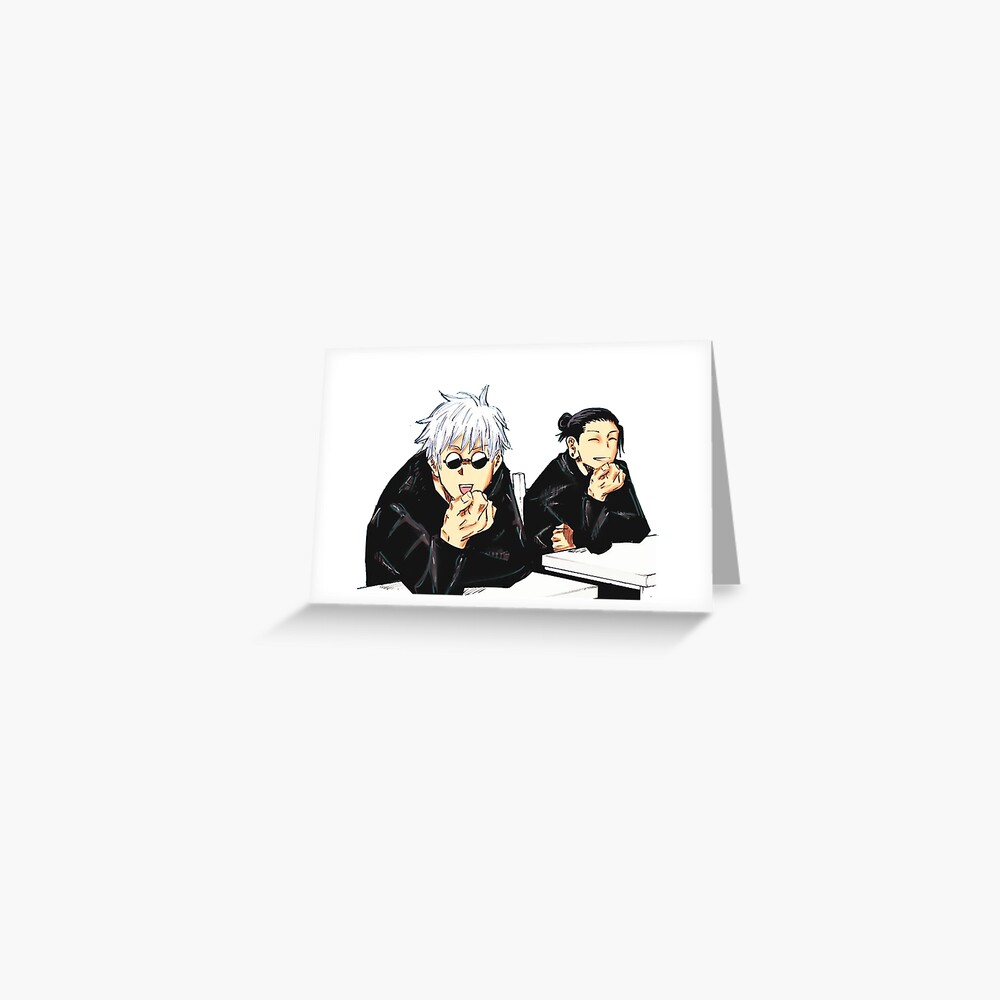 "lq gojo satoru and geto suguru - jujutsu kaisen" Greeting Card for ...