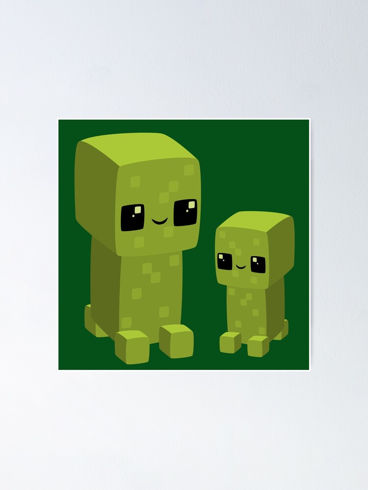 "Minecraft Creepers" Poster for Sale by Wrenflight | Redbubble