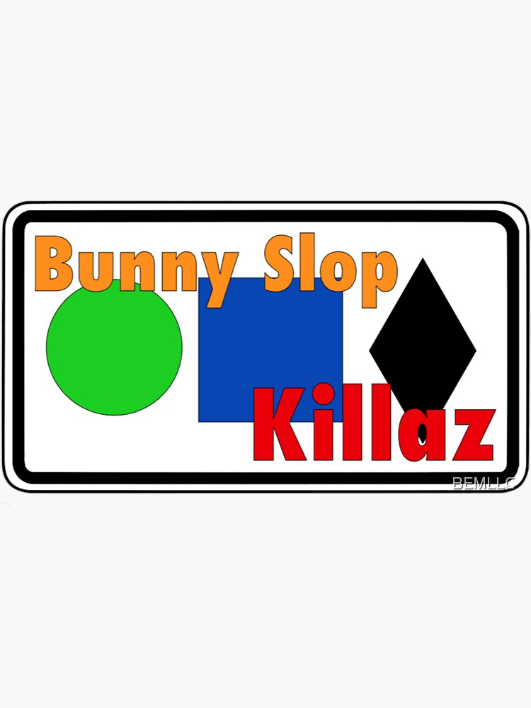 "Bunny Slop" Sticker by BEMLLC | Redbubble