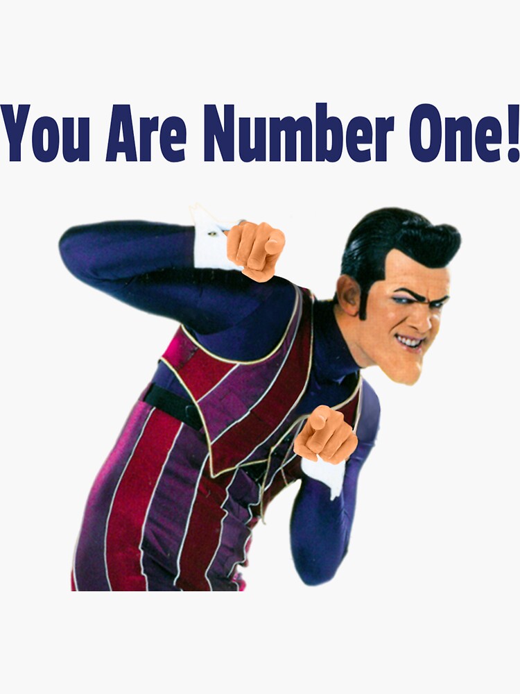 "You Are Number One!" Sticker for Sale by siraphine | Redbubble