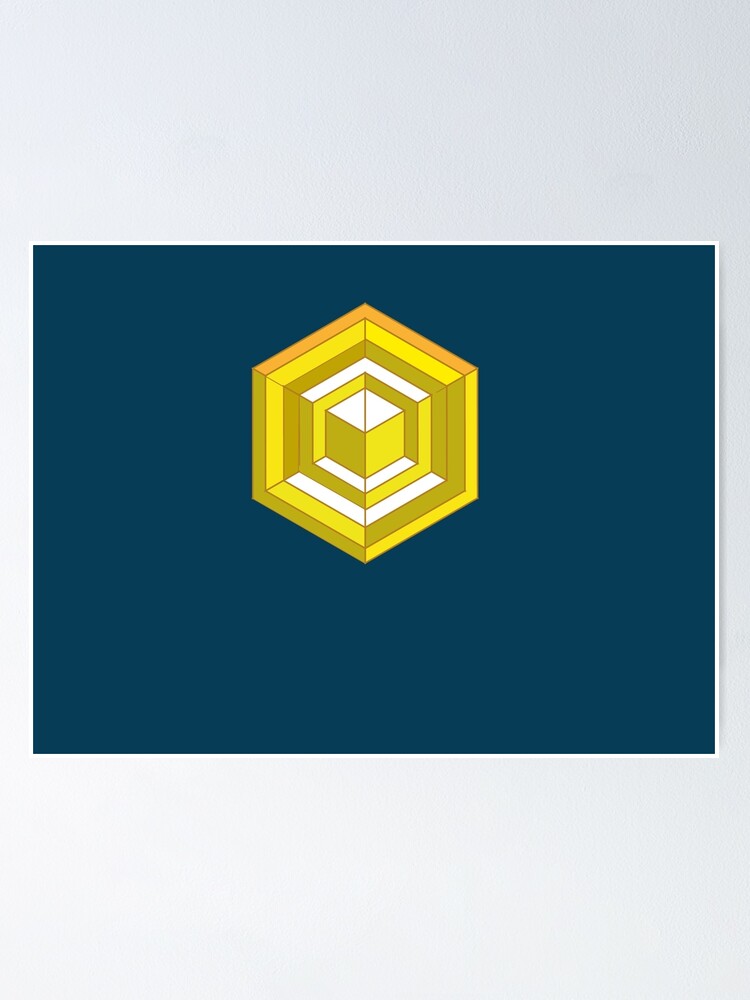 "3d cube" Poster for Sale by unitydesign33 | Redbubble