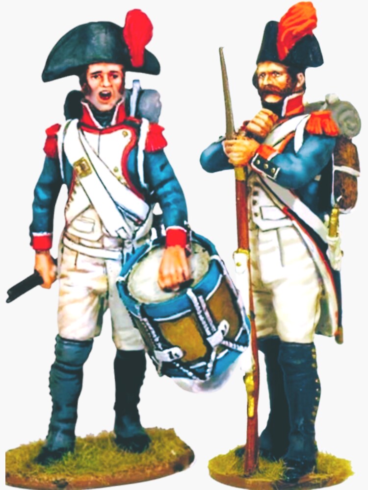 "French line infantry grenadiers 1805" Sticker by Carmenvirgo1965 ...