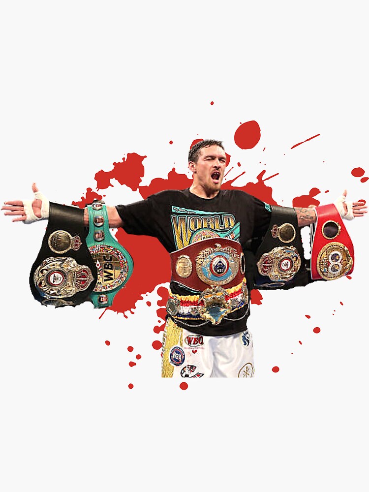 "usyk" Sticker by designmaster111 | Redbubble