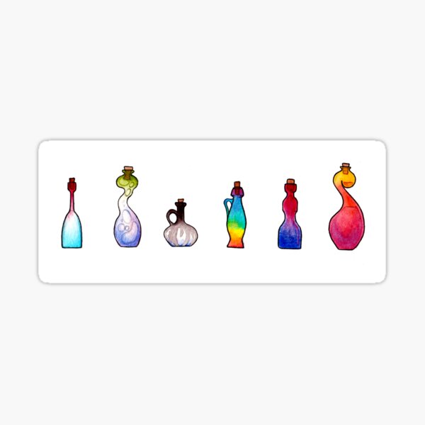 "Pride Potions" Sticker for Sale by quakeandquiver | Redbubble