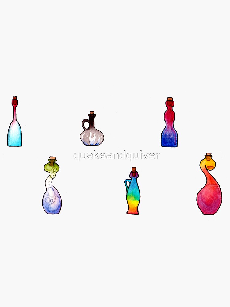 Pride Potions Stickers Patterns Sticker For Sale By