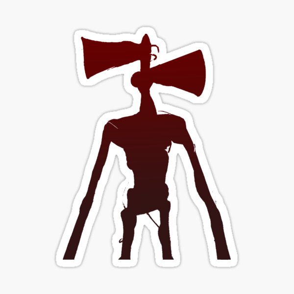 "Siren Head" Sticker for Sale by TheMagicShoppy | Redbubble