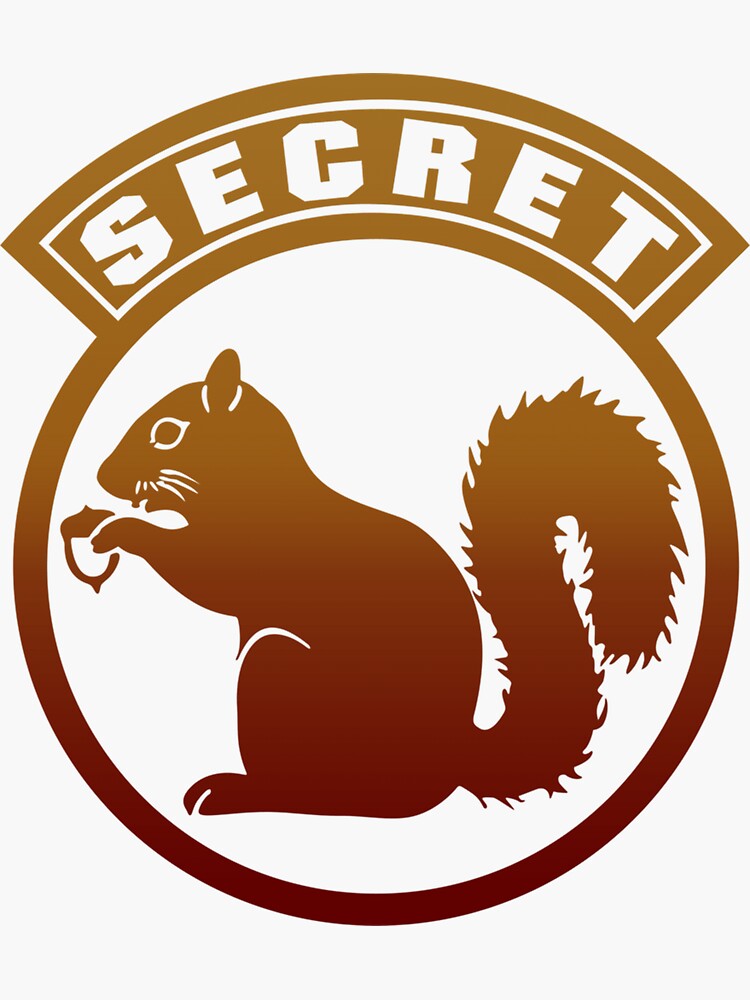 "Monkey Secret Squirrel Sticker" Sticker for Sale by JanGerdes | Redbubble