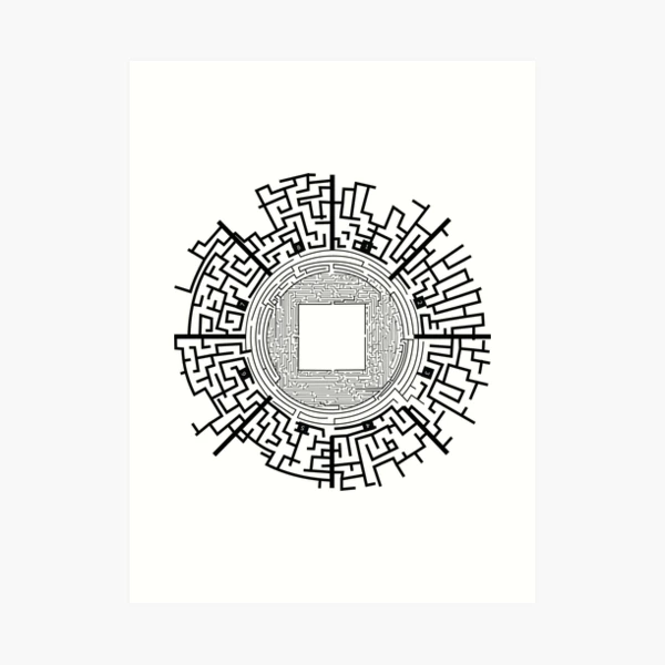 Quotthe Maze Runner Layoutquot Art Print By Mcallaghan42 Redbubble