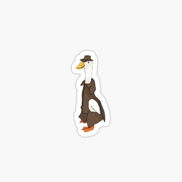 "Agent Duck" Sticker for Sale by yalimeart- | Redbubble