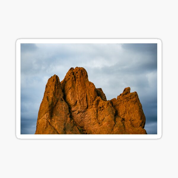 "The Cliff of Red Rocks" Sticker for Sale by ProjectLoe | Redbubble