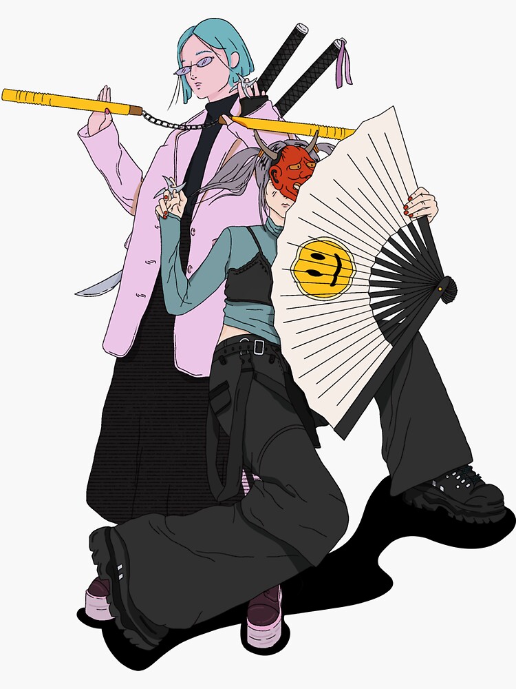 "TKRC FANIME" Sticker for Sale by Blairherewini1 | Redbubble
