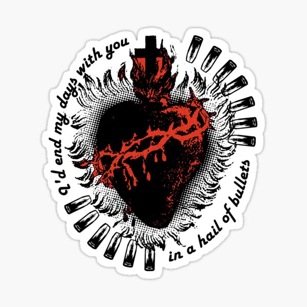 "Demolition Heart" Sticker for Sale by cemetaryangels | Redbubble