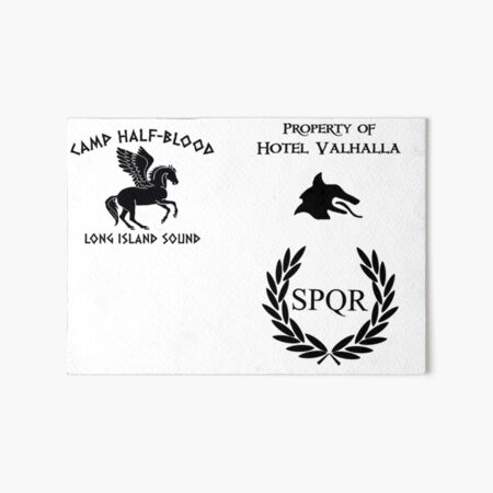 "Rick Riordan Logo's" Art Board Print for Sale by berrymuffin | Redbubble