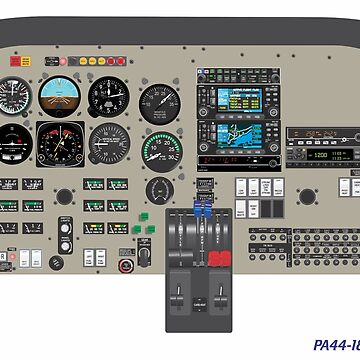 "Piper PA44 Seminole panel" Poster for Sale by GregThompson | Redbubble