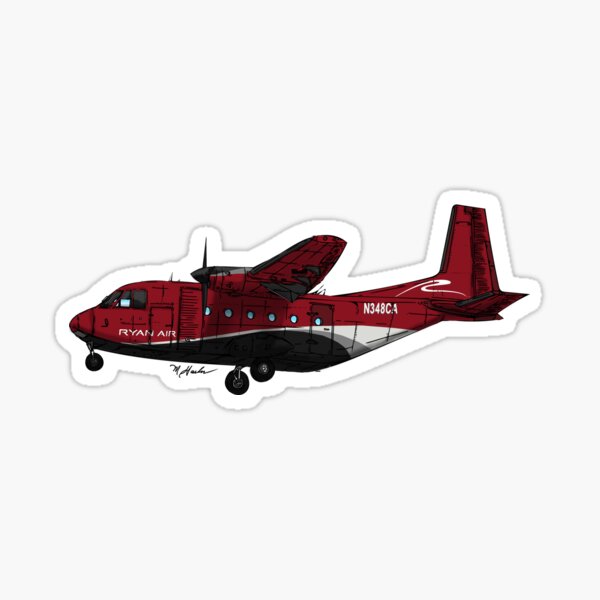 "CASA 212 Ryan Air Alaska" Sticker for Sale by Statepallets | Redbubble