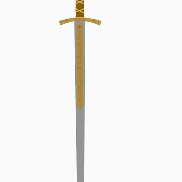 "Excalibur sticker" Sticker for Sale by kikikent | Redbubble