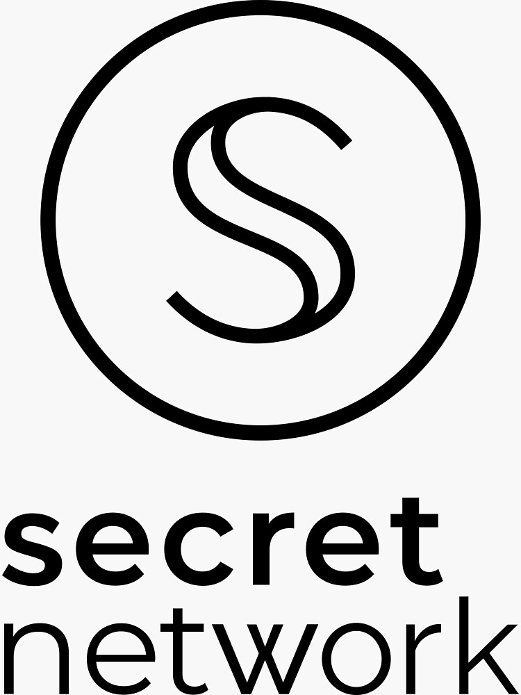 "Secret Network SCRT" Sticker for Sale by PopFoxT-shirts | Redbubble