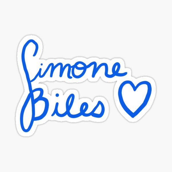 "Simone Biles " Sticker for Sale by Nicoleeste | Redbubble