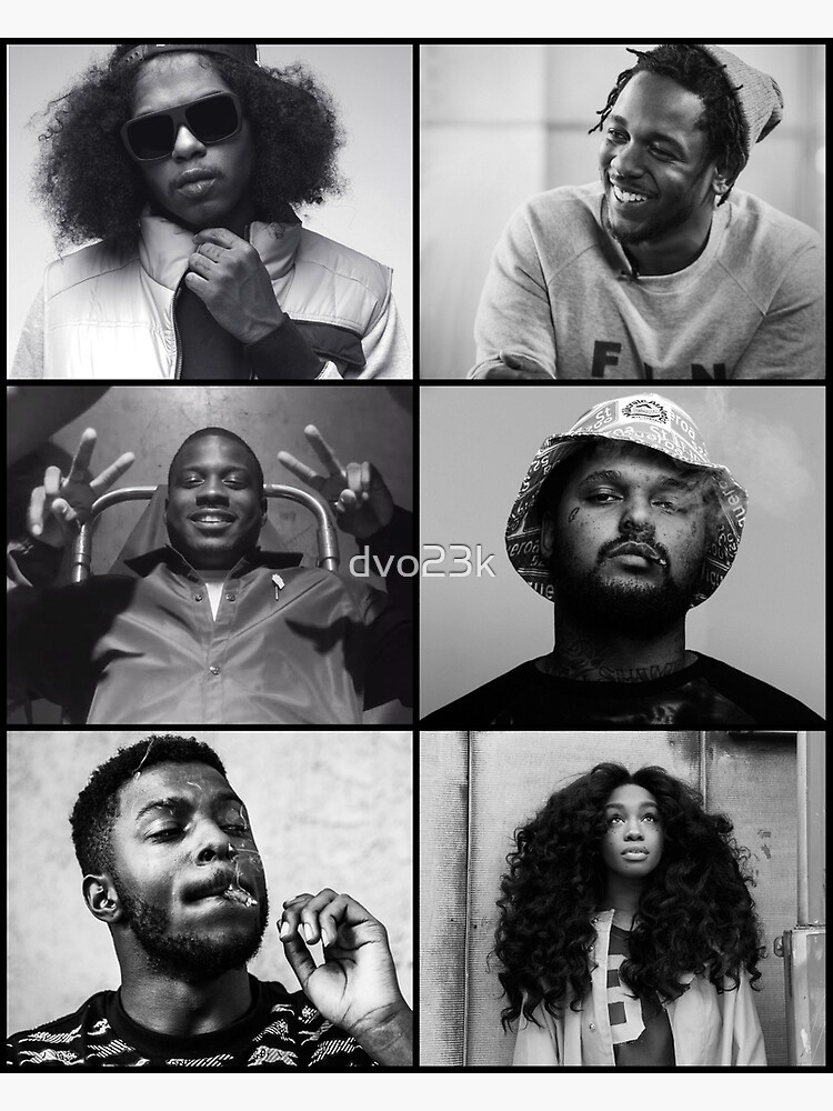 "TDE - Kendrick, Ab-soul, Q, Jay Rock, Isaiah, SZA " Photographic Print ...