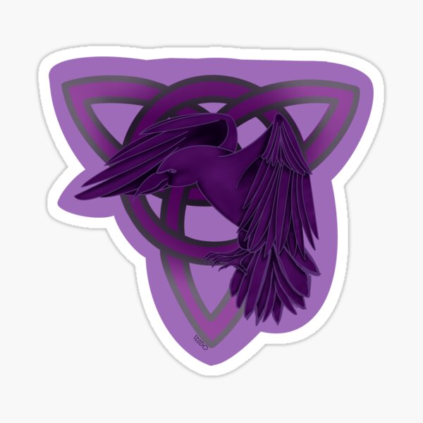"Celtic Raven" Sticker for Sale by MrsBsPaintings | Redbubble