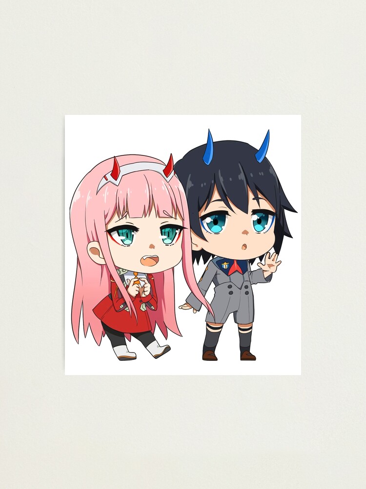 Zero Two X Hiro Photographic Print For Sale By Ngangkangart Redbubble
