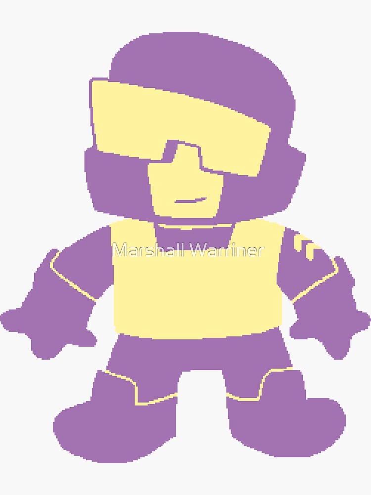 "Tankman" Sticker for Sale by Marshall Warriner | Redbubble