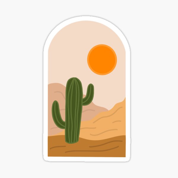 "Desert" Sticker for Sale by Kaley Hoggle | Redbubble