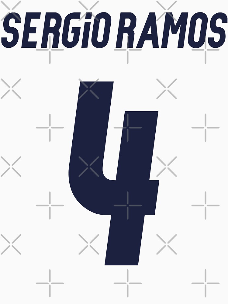 "Sergio Ramos 4" T-shirt for Sale by pvdesign | Redbubble | realmadrid ...