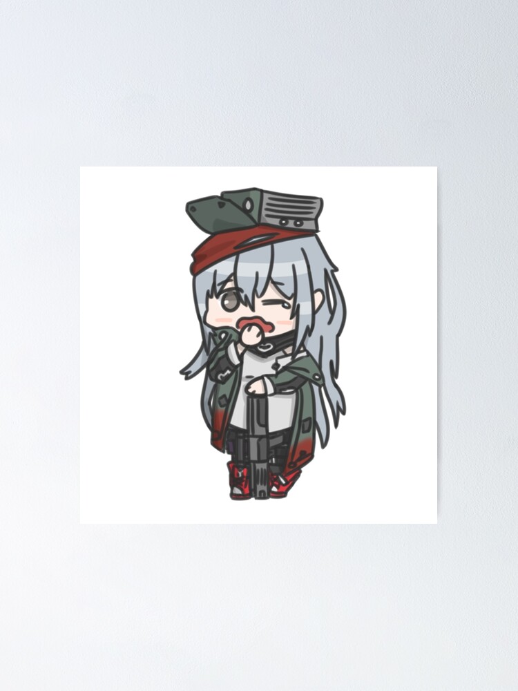 "Girls Frontline G11 Chibi" Poster for Sale by lzcake | Redbubble