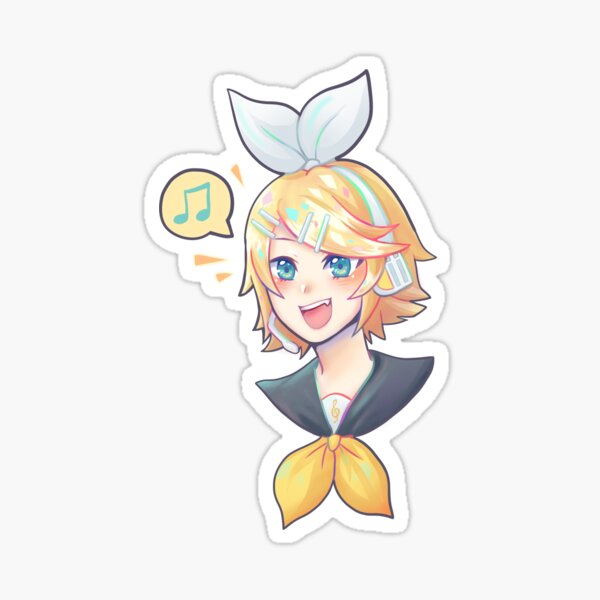 "Vocaloid Rin Kagamine" Sticker for Sale by Devious-Monster | Redbubble
