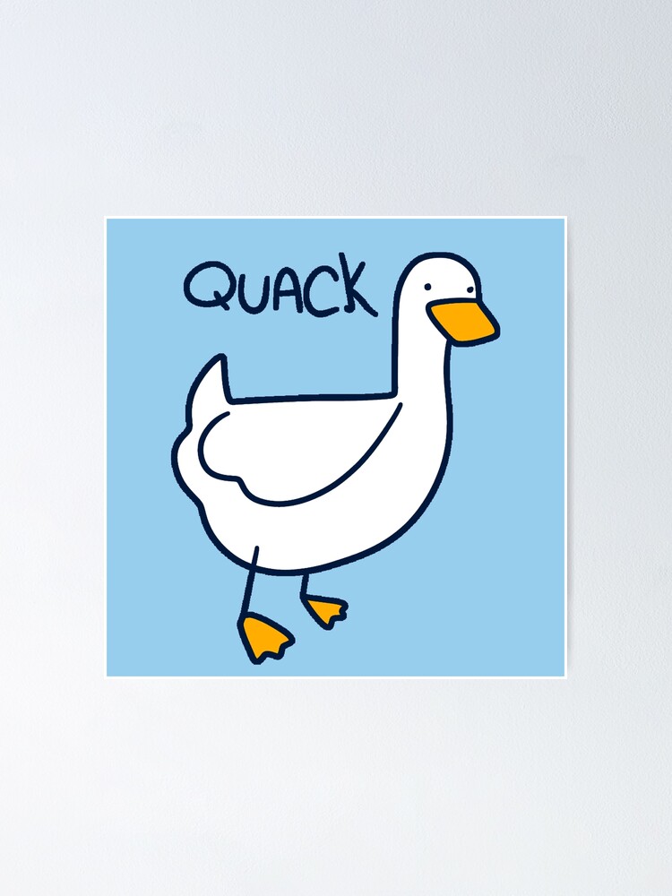 "Quack Duck" Poster for Sale by SaradaBoru | Redbubble