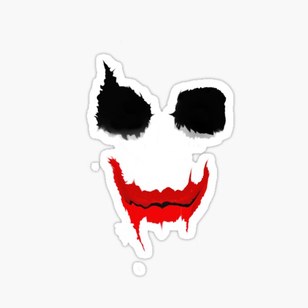 "Joker Face" Sticker for Sale by PhotoWorks | Redbubble
