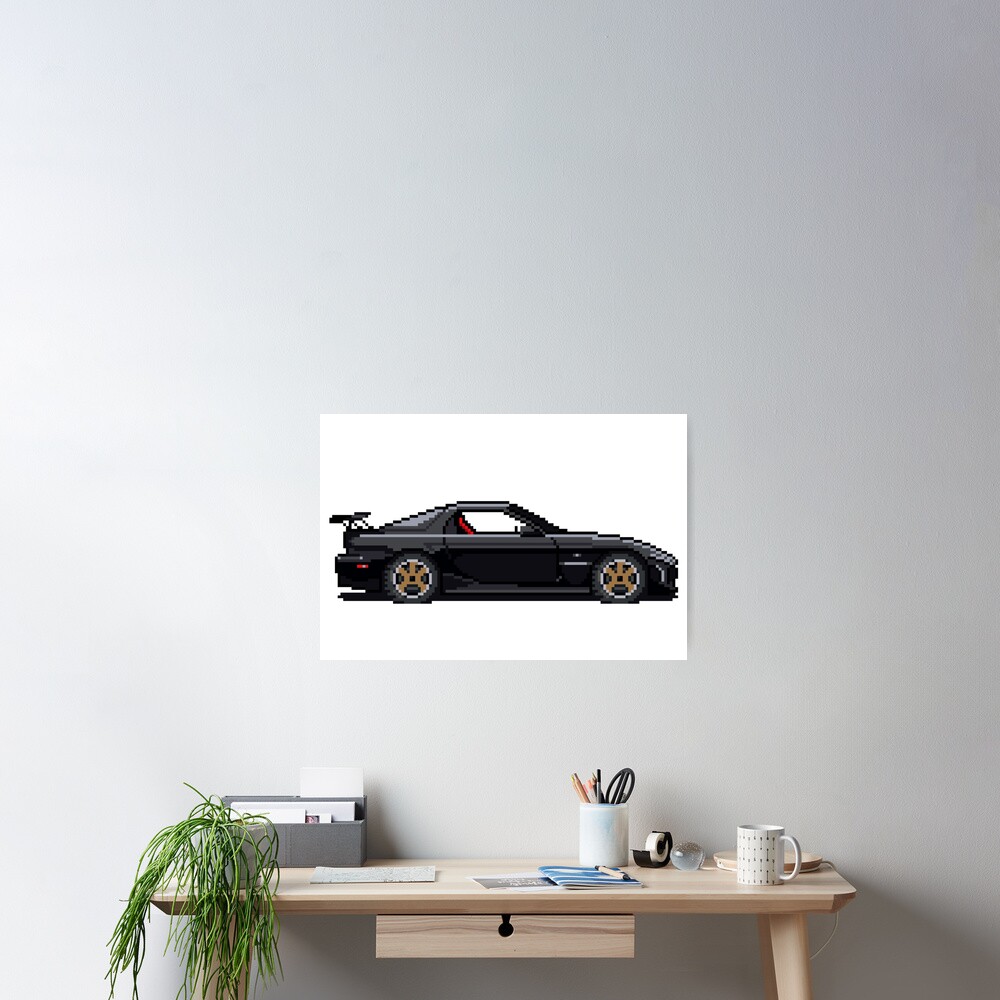 "Mazda Rx7 FD - Pixel Car" Poster for Sale by zero260 | Redbubble