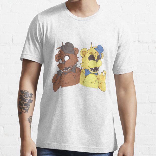 "Freddy and Golden Freddy" T-shirt for Sale by InkyBlackKnight ...