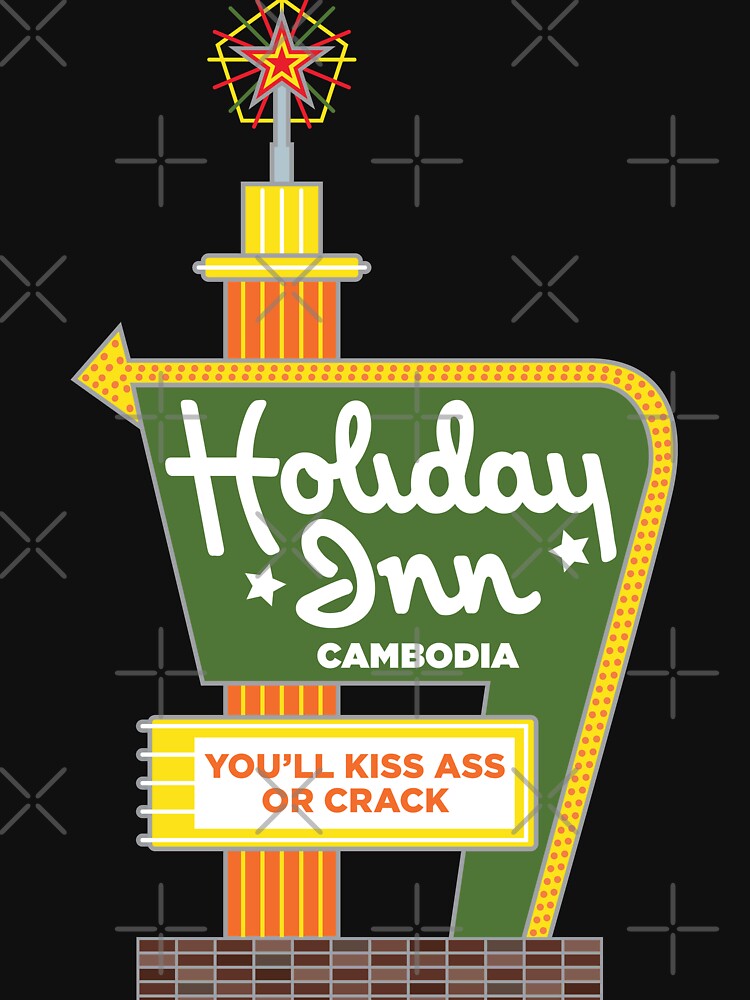 "Holiday Inn Cambodia" T-shirt for Sale by cooneytoons | Redbubble ...