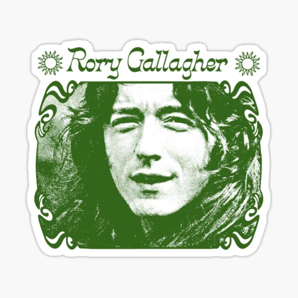 "Rory Gallagher" Sticker for Sale by Linenfox | Redbubble