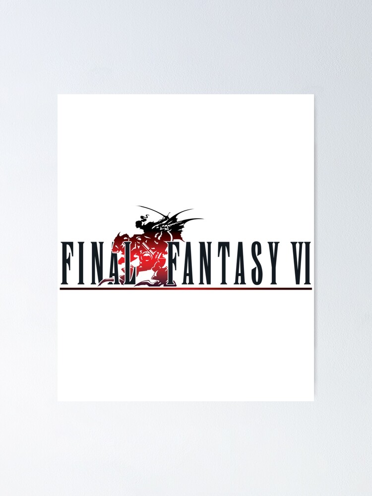 "Final Fantasy 6 logo " Poster by LimitBreaks | Redbubble