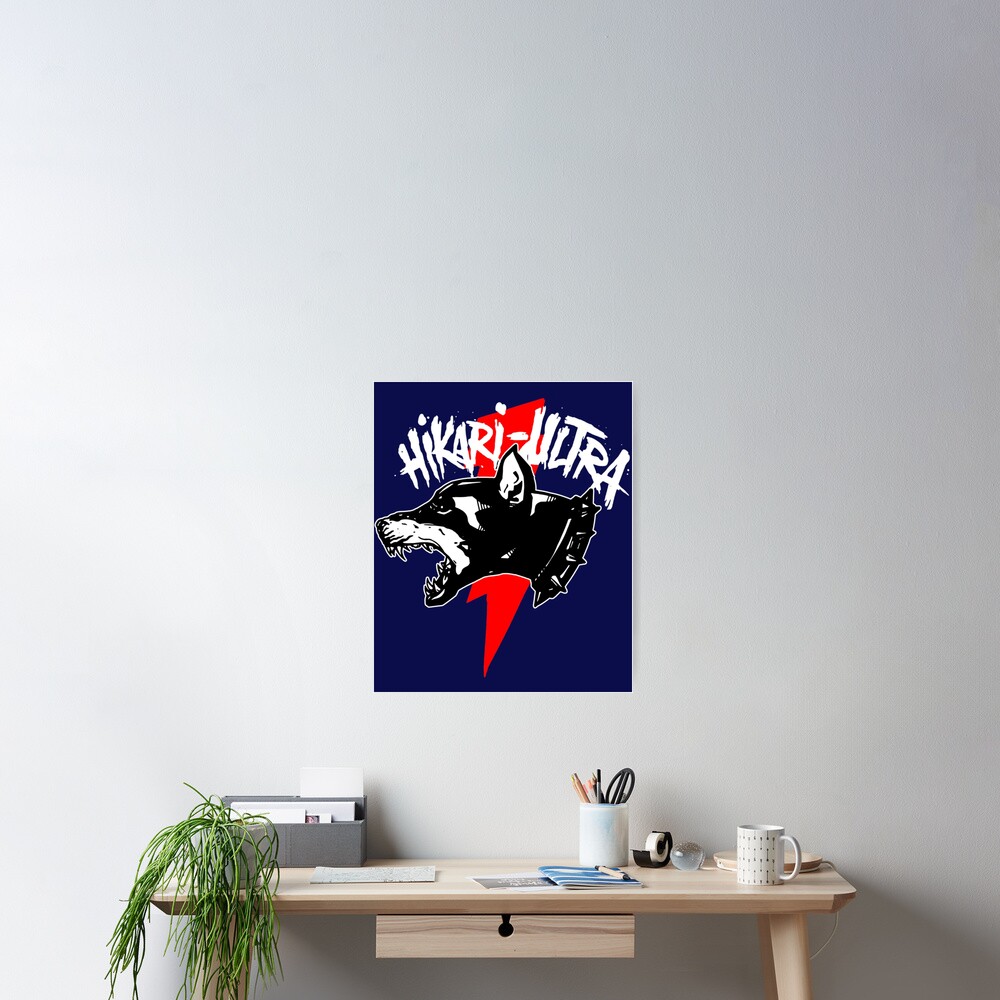 "Zillakami x sosmula Hikari Ultra Logo City Morgue red Bolt " Poster ...