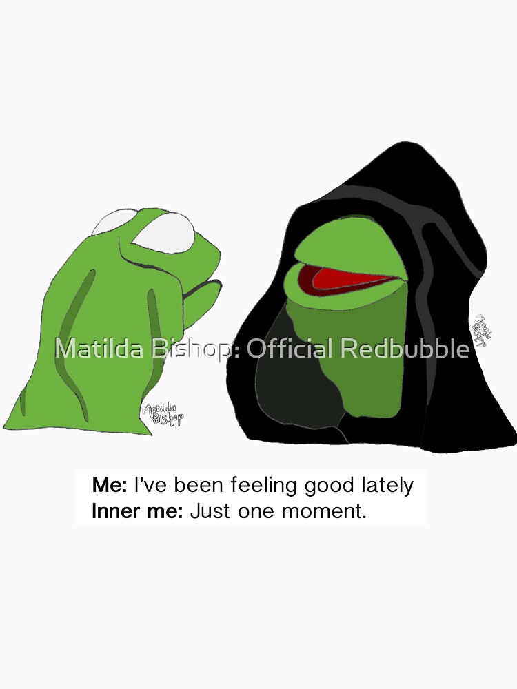 "Evil Kermit: Anxiety Starter" T-shirt for Sale by matildabishop ...
