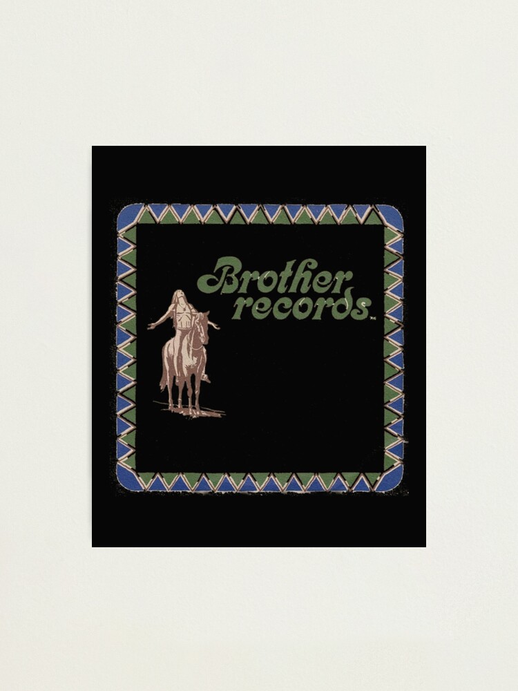 "Brother Records Logo" Photographic Print for Sale by Burabacio | Redbubble