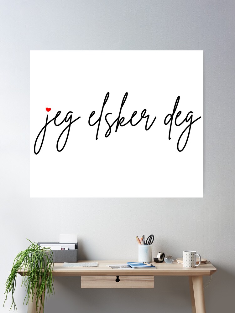 Graffiti Jeg Elsker Deg Wenskaart | 6 Stuks | Foam 3D I Love You