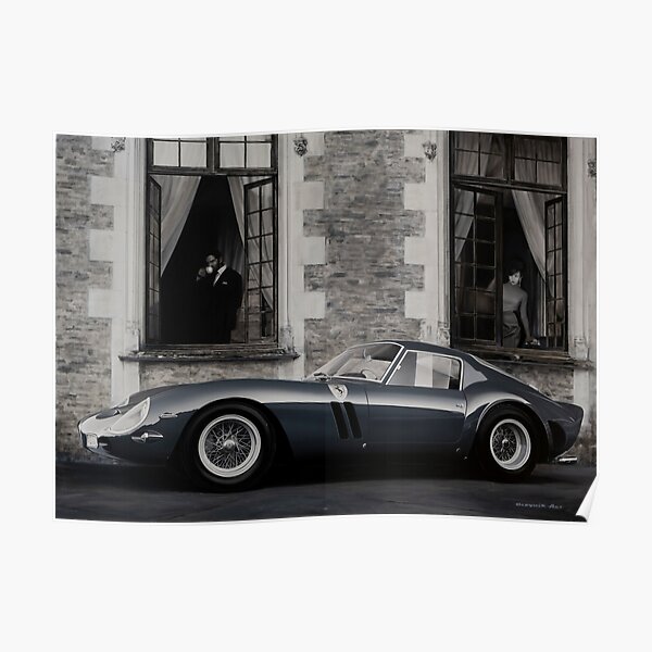 "Miss Ferrari. 250 GTO. Windows" Poster for Sale by oleynik | Redbubble