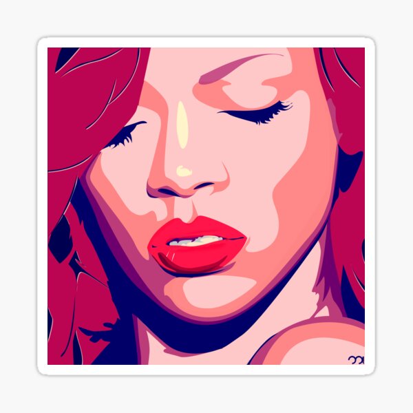 "Artistic Famous Singer " Sticker for Sale by Viralposters | Redbubble