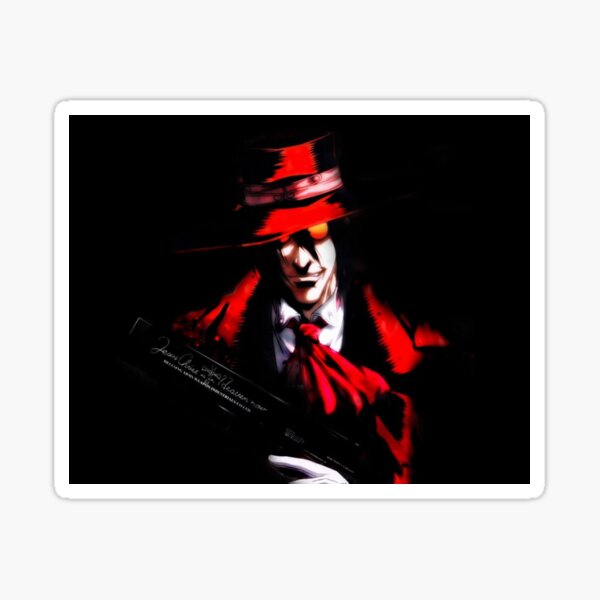 "alucard - hellsing ultimate" Sticker for Sale by Fanartz-Designs ...