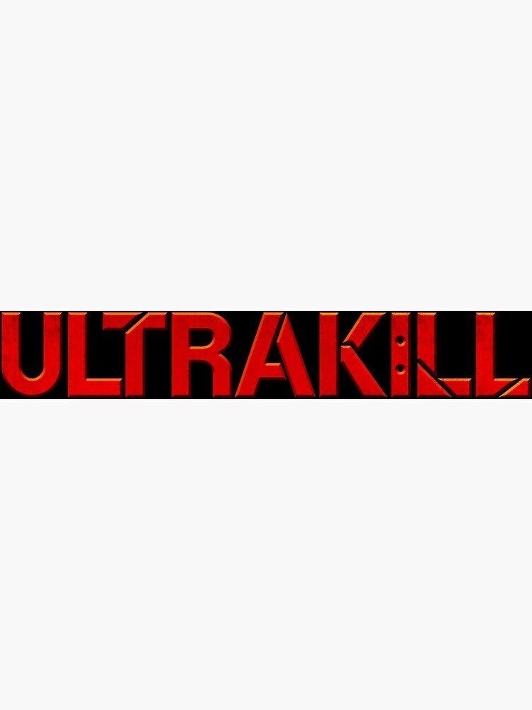 "ULTRAKILL MERCH" Poster for Sale by judelalaik | Redbubble