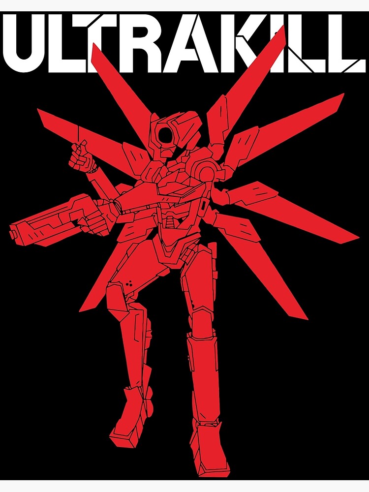 "ULTRAKILL MERCH" Poster for Sale by judelalaik | Redbubble