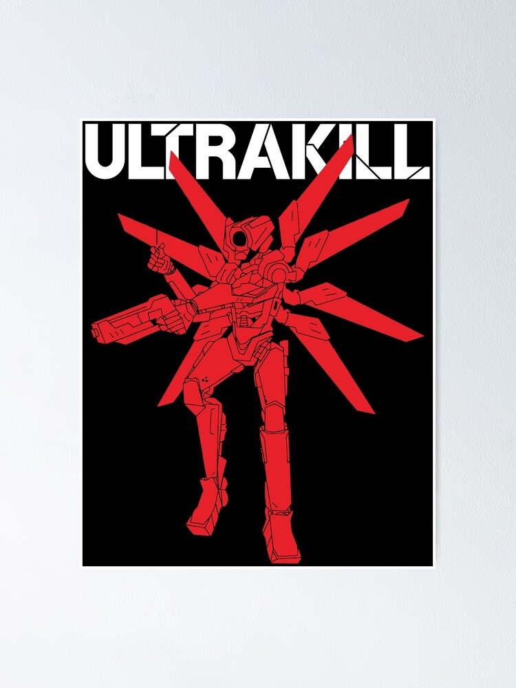 "ULTRAKILL MERCH" Poster for Sale by judelalaik | Redbubble